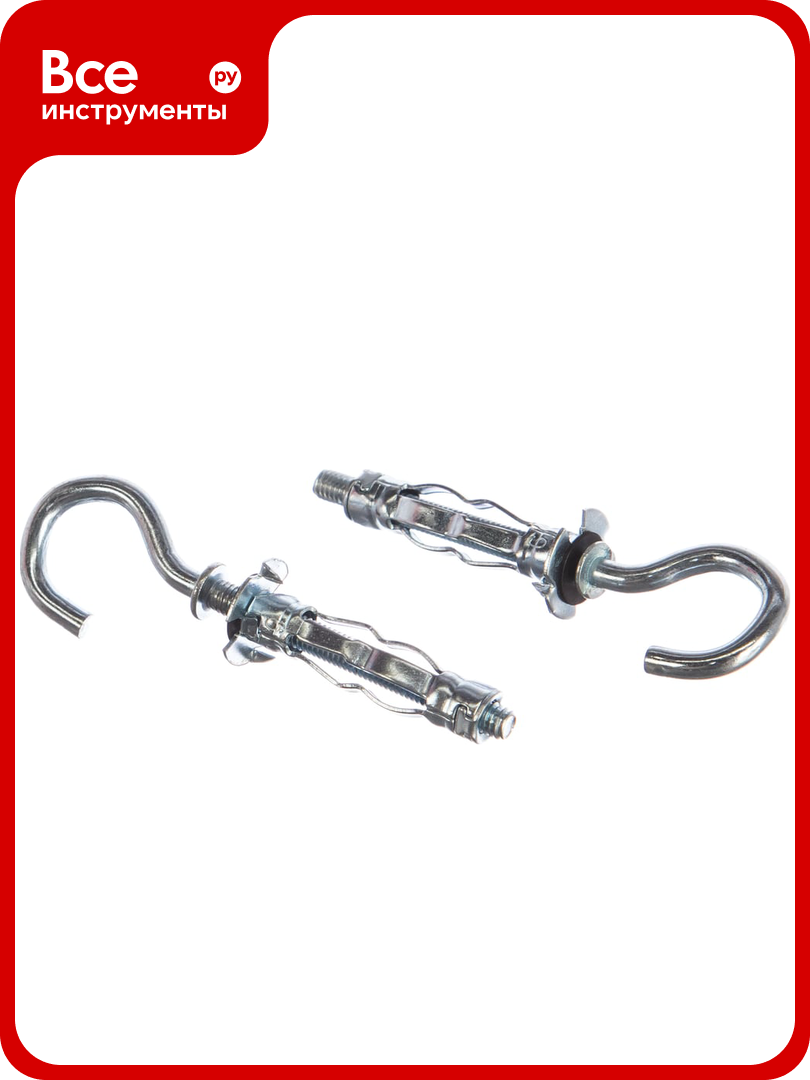 Анкер дюбель Tech-Krep Молли RO с полукольцом М4х32 4 шт - пакет 112290