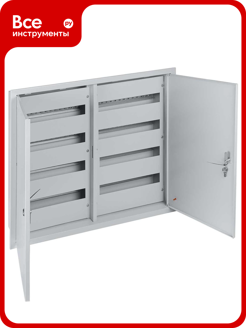 Щит TDM ELECTRIC ЩРВ-144 682x830x120 мм, 2-х дверный SQ0905-0023, серый, съемный, 682×830×120