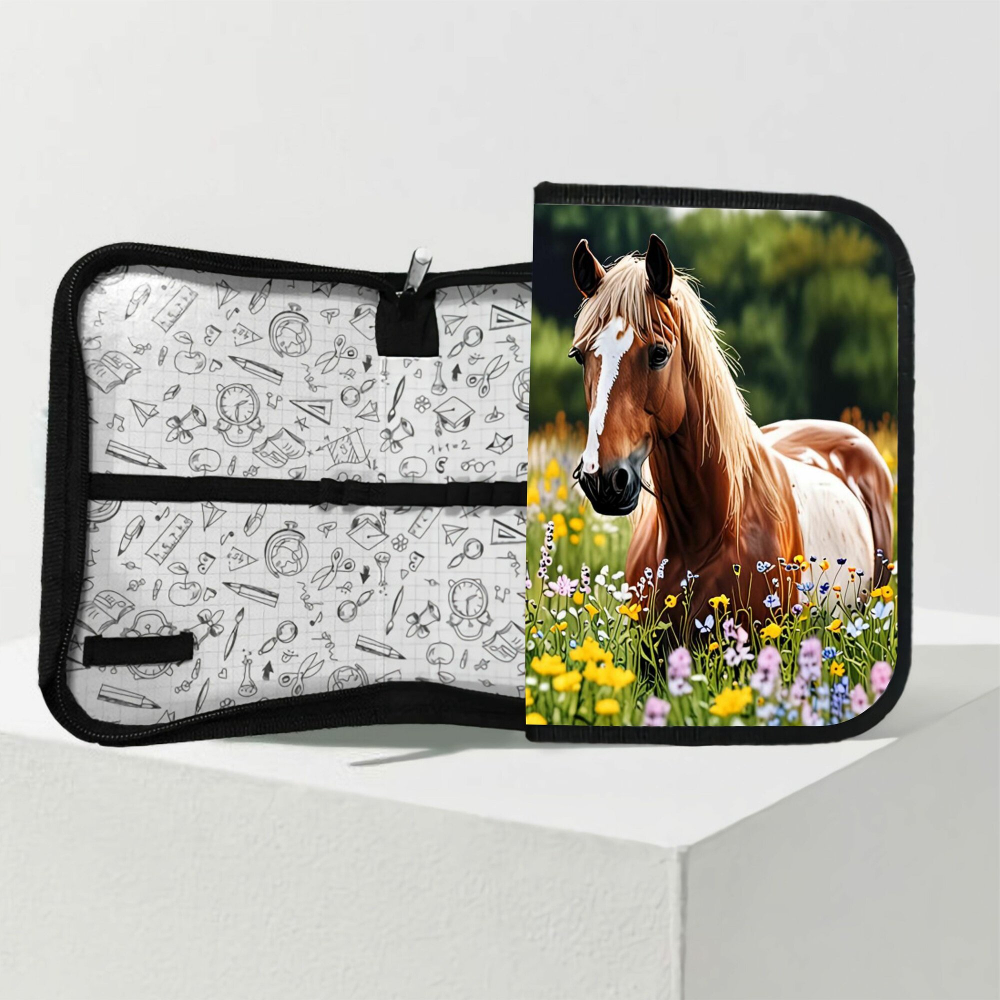 Школьный пенал "Лошадь" №10