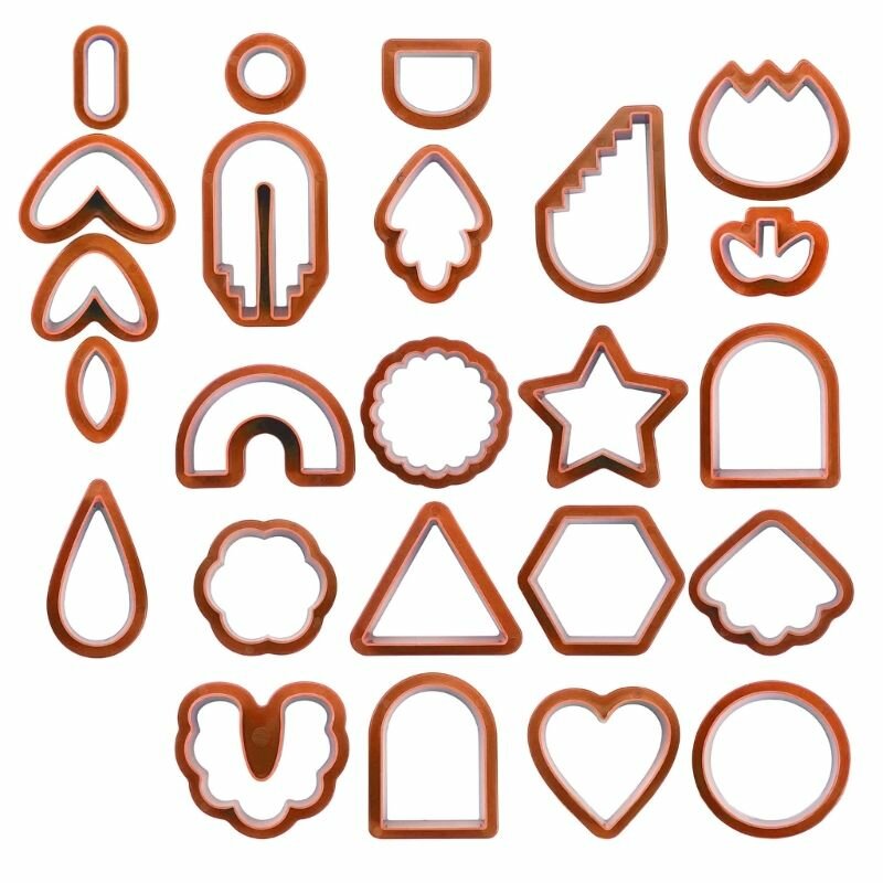 Глиняные формы для серег