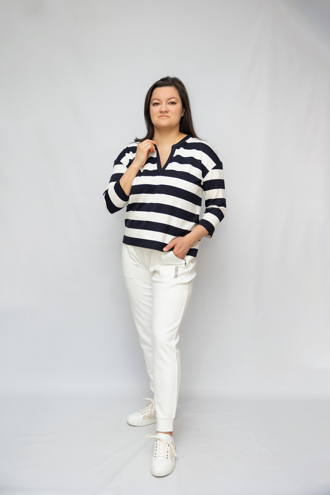 Брюки джоггеры Брюки monari белые 409210