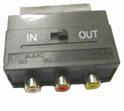 Переходник SCART-3RCA (с перекл.)