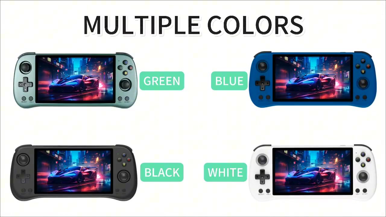 Игровая консоль Gamehero POWKIDDY X55, 5,5 дюйма, 1280*720 IPS экран, Black 48GB