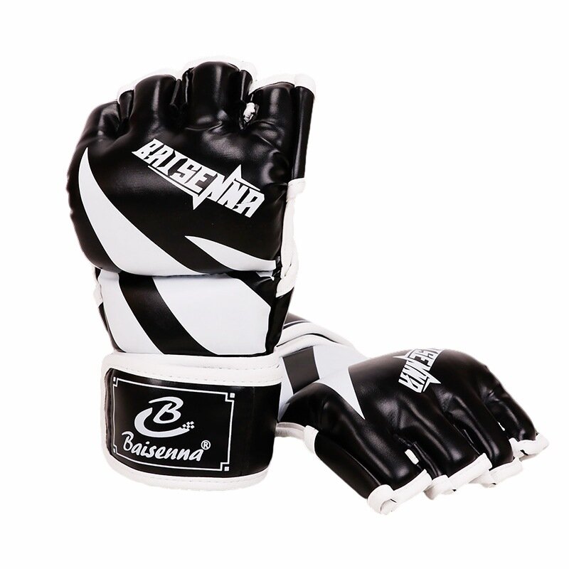 Тренировочные перчатки MMA мужские: Полуручные, Устойчивы к ударам, Для подушки