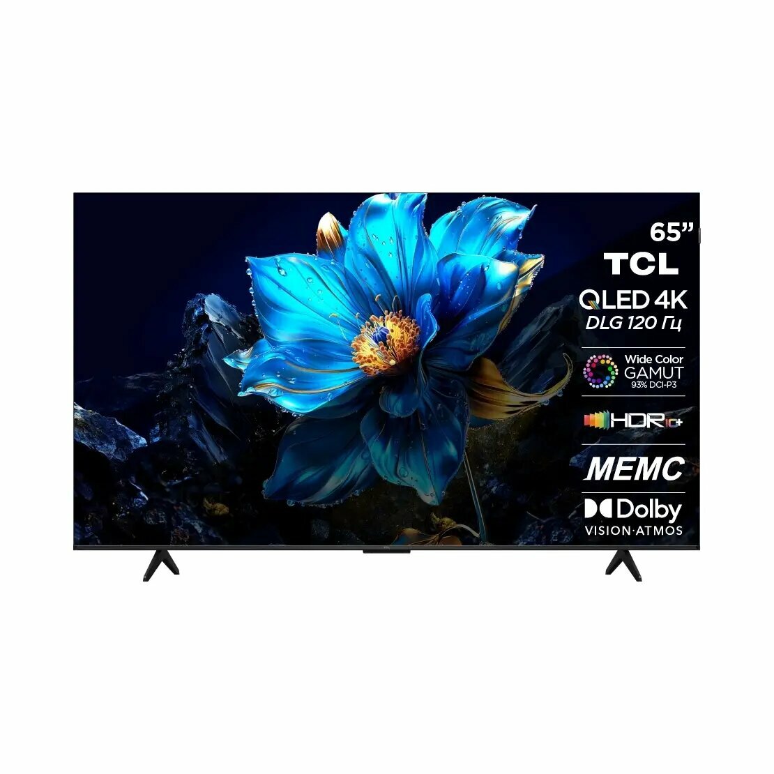 ЖК-телевизор 65" TCL 65P7K, 3840x2160 (4K Ultra HD), 60 Гц, WiFi, Smart TV, черный