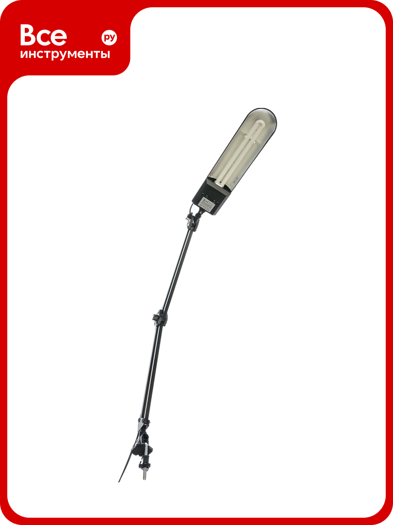 Настольный светильник ЭРА NL-201-G23-11W-BK, черный C0041456, Лампа входит к комплект