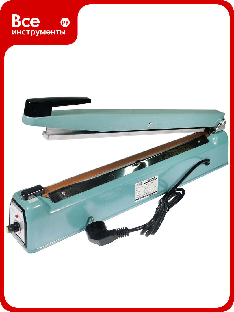 Импульсный запайщик HUALIAN FS-400 без ножа, 400x3 мм + ремкомплект для FS-400 ZAP-00223