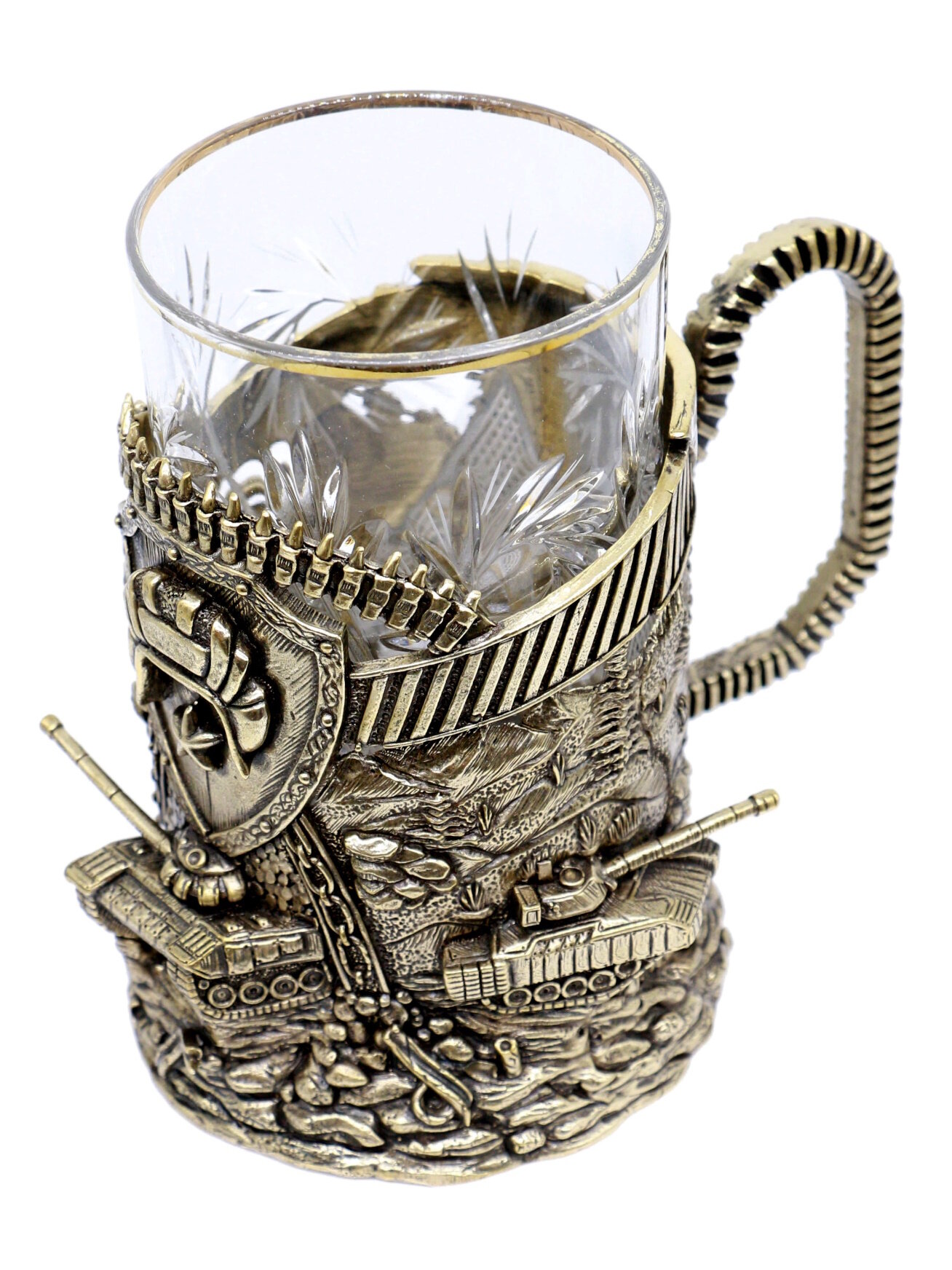 Подстаканник Танки, литье