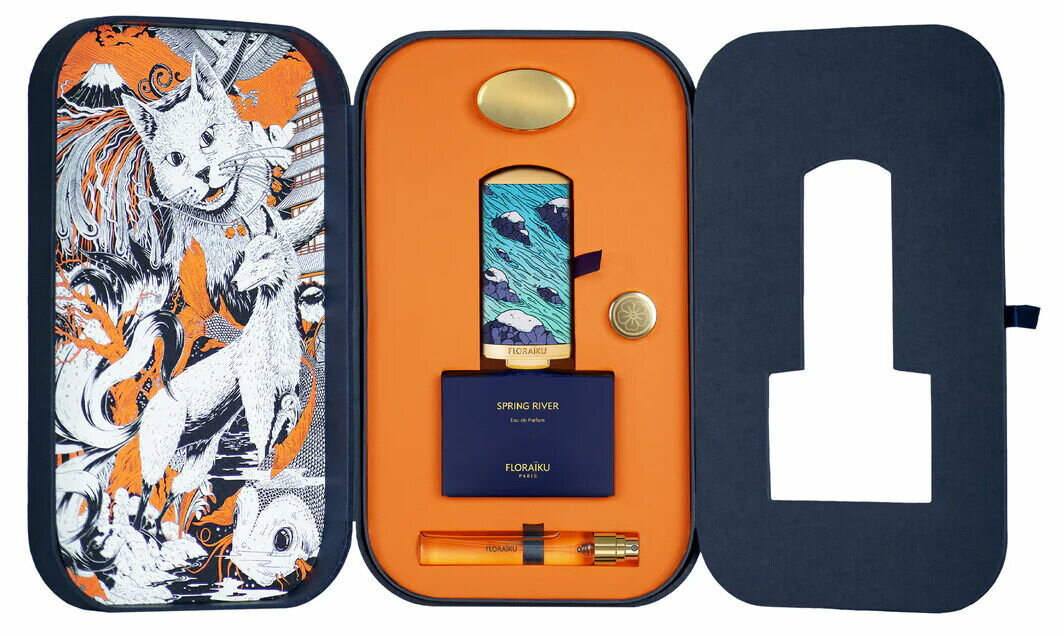 Floraiku Spring River парфюмерная вода, набор 50мл + 10мл, унисекс
