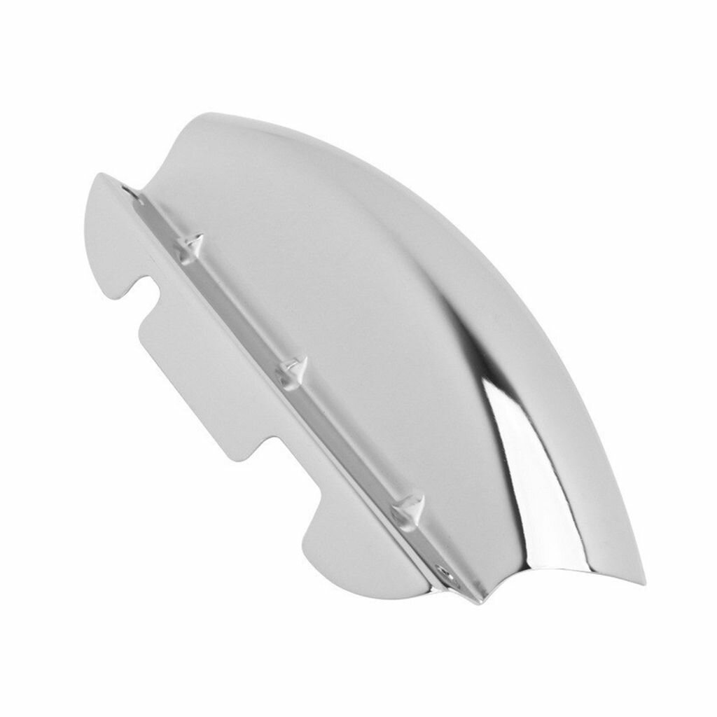 Подходит для модифицированной декоративной крышки дефлектора передней вилки Harley-серебристый