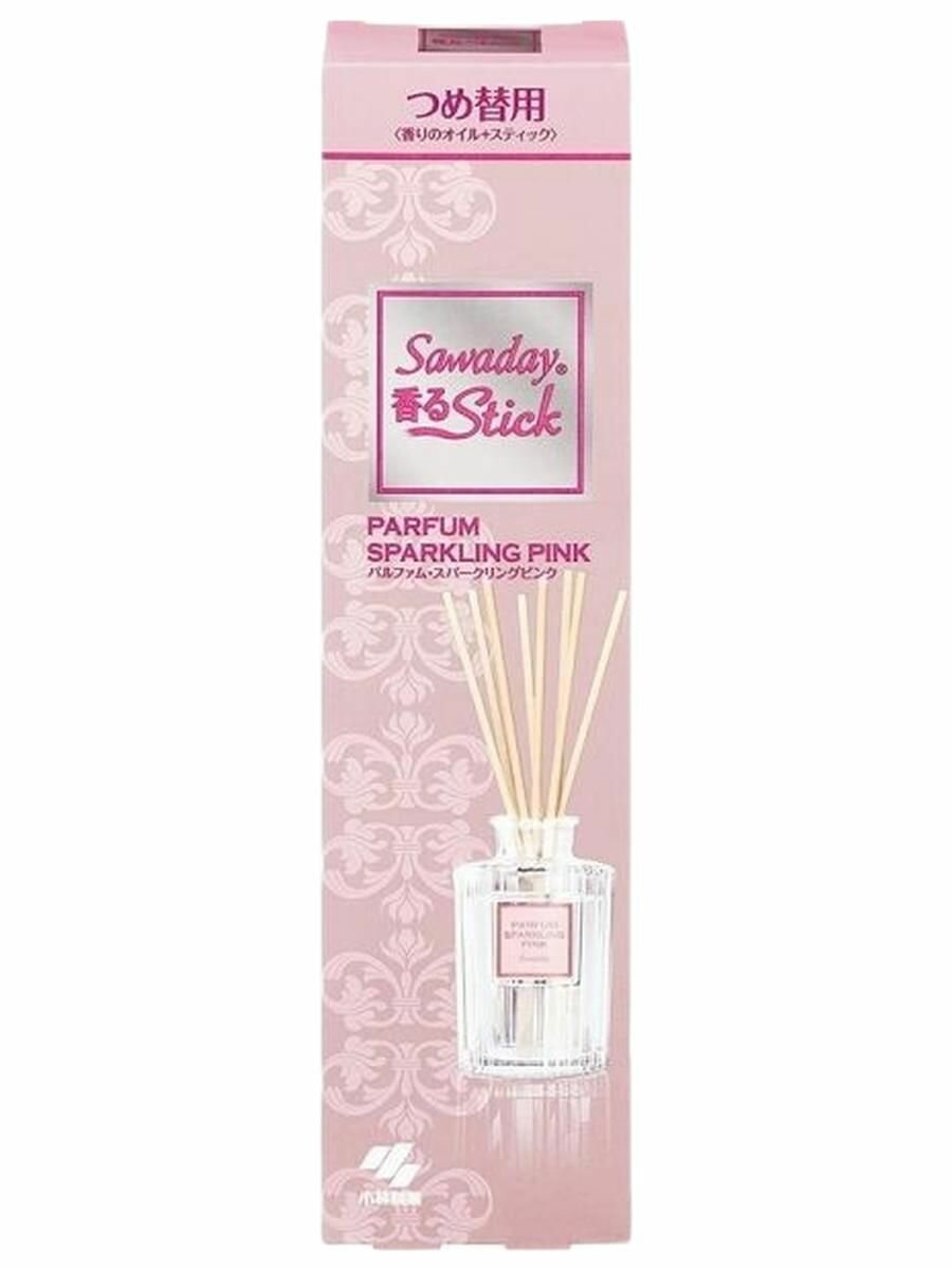 Запасной блок для аромадиффузора Sawaday Fragrant Stick, Parfum Sparkling Pink, 70 мл, Япония