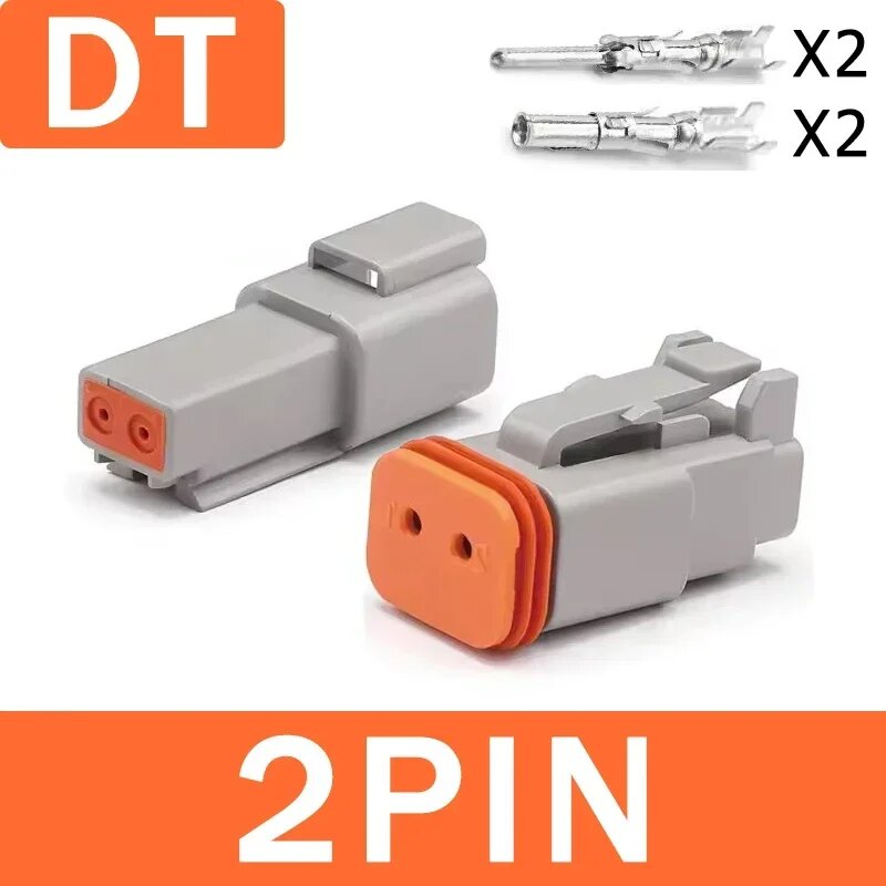 Комплекты герметичных разъемов DEUTSCH DT/DTM/DTP/DTF IP68