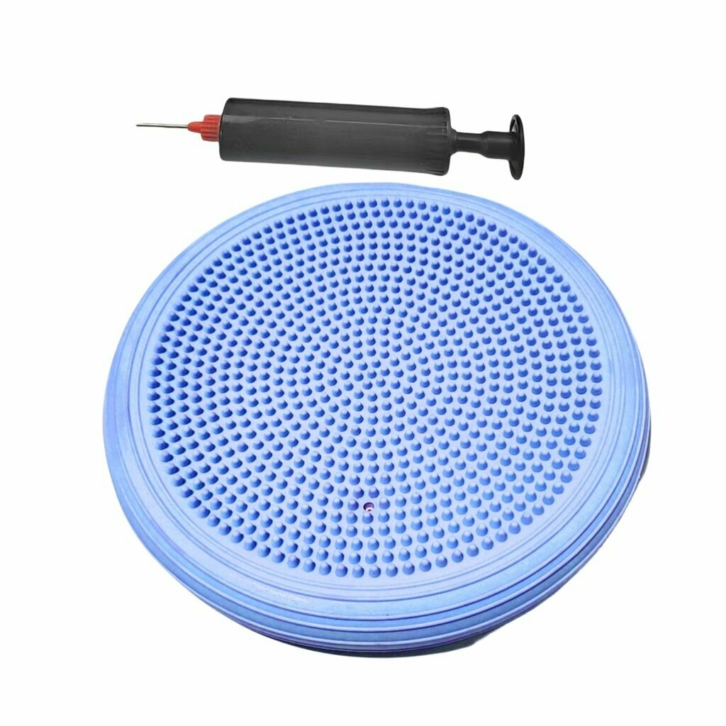 Сенсорная подушка для упражнений и фитнеса, балансировочные диски для улучшения осанки, колеблющаяся подушка для физиотерапии, Синий