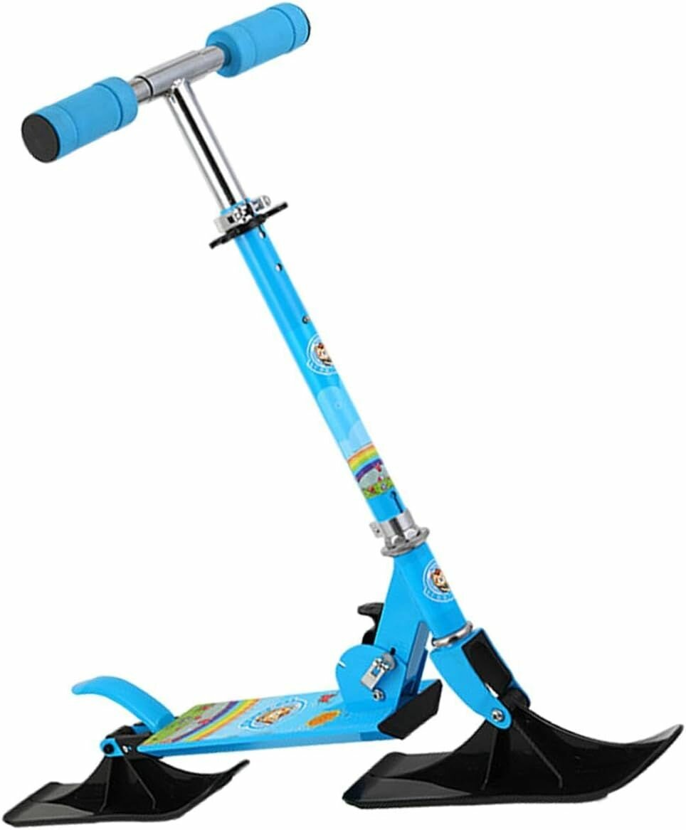 Детский снежный самокат "два в одном"