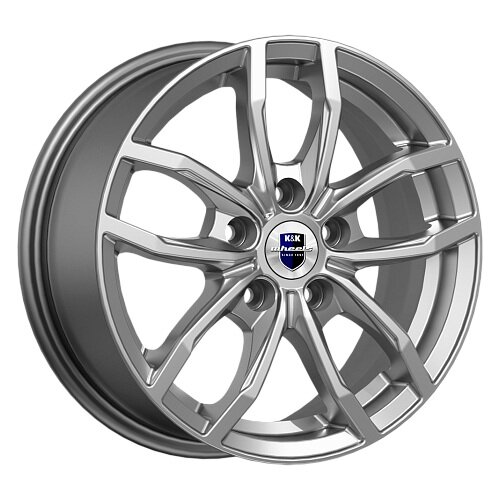 Колесный диск K&K Фрост 6.5x15 5*114.3 ET42 DIA67.1 Дарк платинум