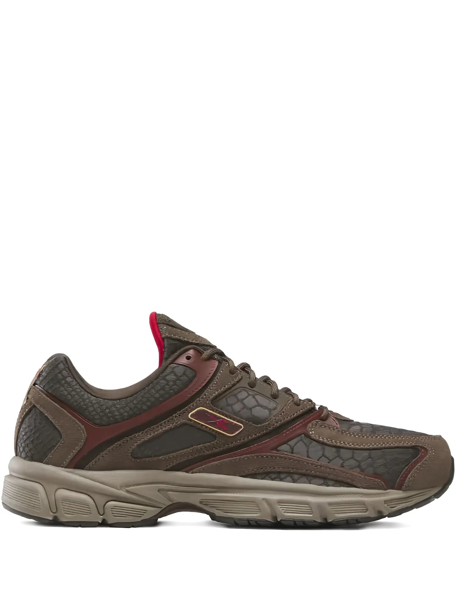 Кроссовки Premier Trinity snakeskin-effect sneakers
