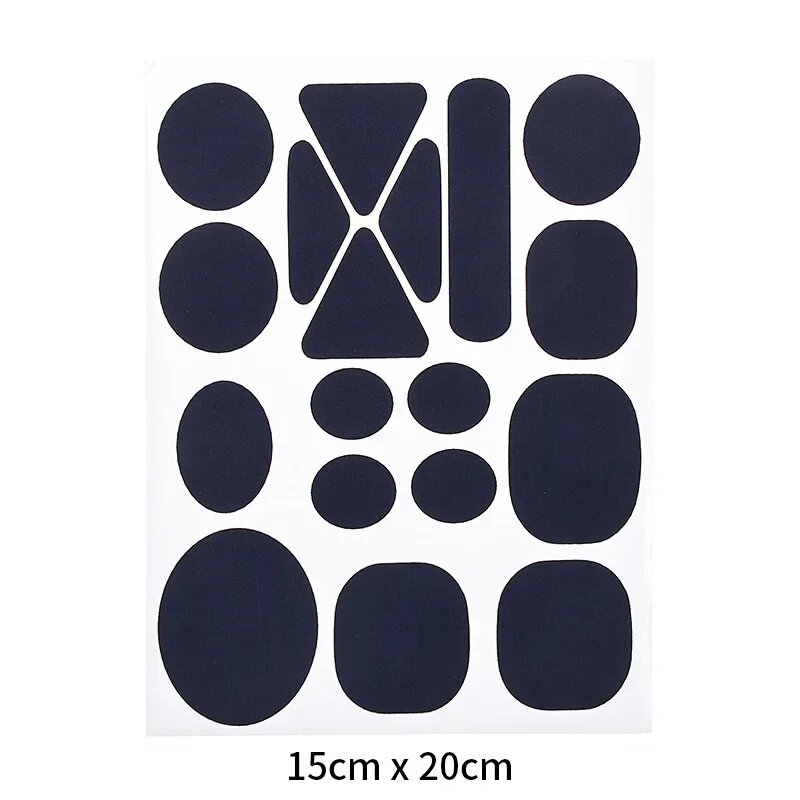 Цветные самоклеящиеся нашивки 15*20 см Темно-синий, 21