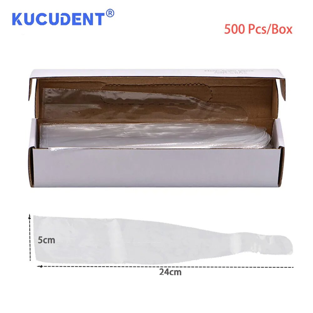 KUCUDENT 500 шт./кор. одноразовая стоматологическая внутриротовая камера, защитные рукава, чехлы-футляры, эндоскопическая пленка, ручка, рукав для стоматологии