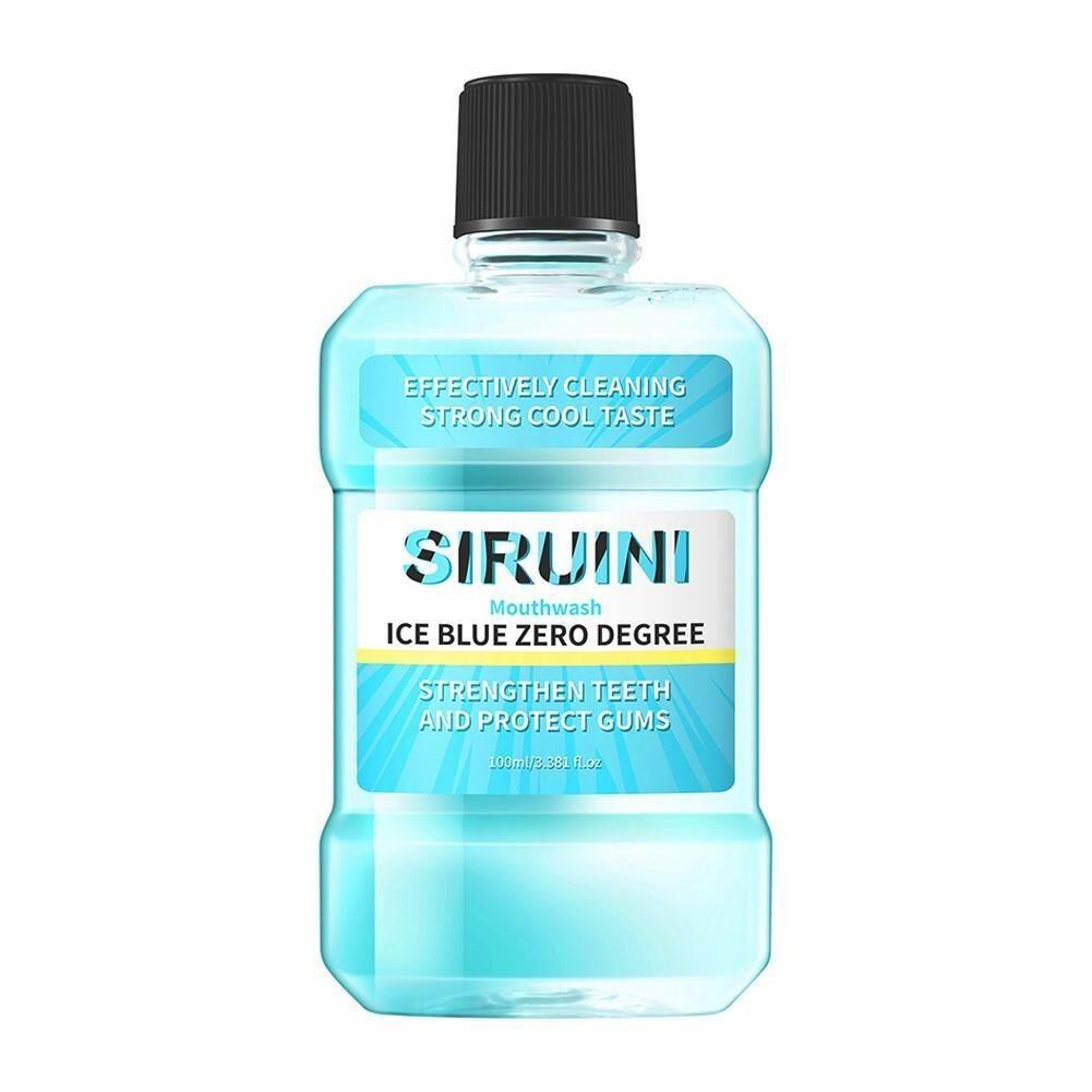 Бутылка ополаскивателя для полости рта с мятой