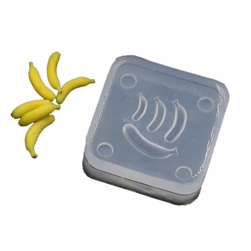 Миниатюрная Силиконовая Форма для приготовления Бананов Из Мягкой Керамики food Play-L
