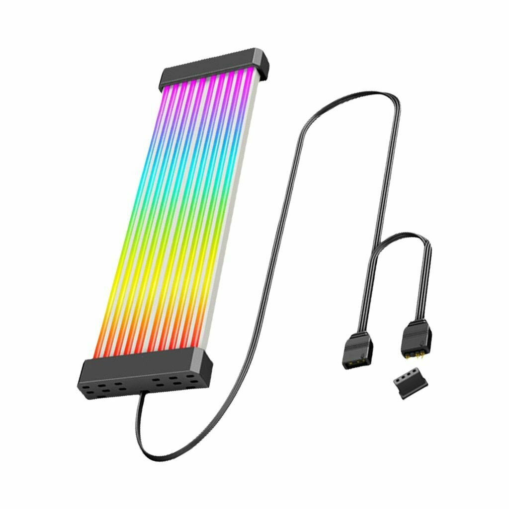 ARGB световые ленты удлинительный кабель GPU 8Pin кабель питания GPU 5V 3Pin ARGB разъемы для синхронизации с материнскими платами, - AL200 3x8Pin