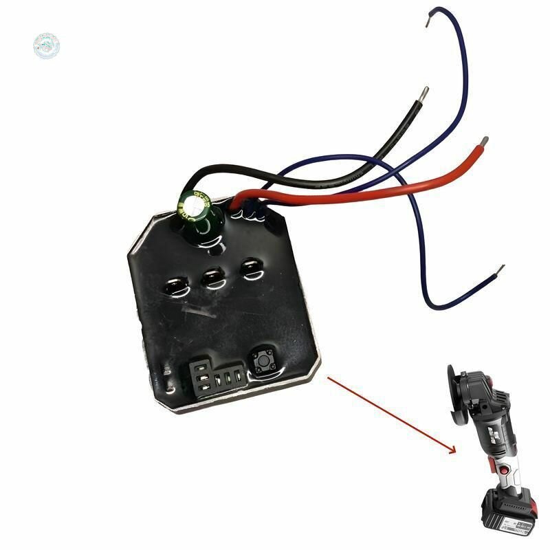 Контроллер платы управления для бесщеточной угловой шлифмашины 60А, 18-21В, универсальный драйвер литиевых аккумуляторов