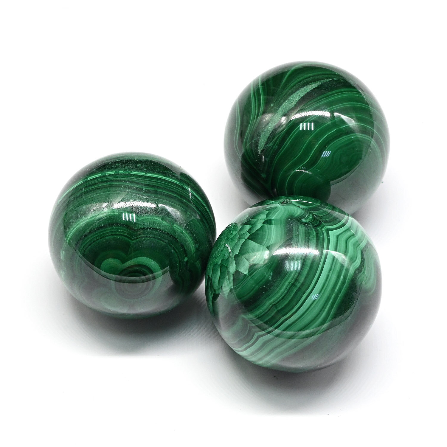 Шар из малахита 35-36мм .