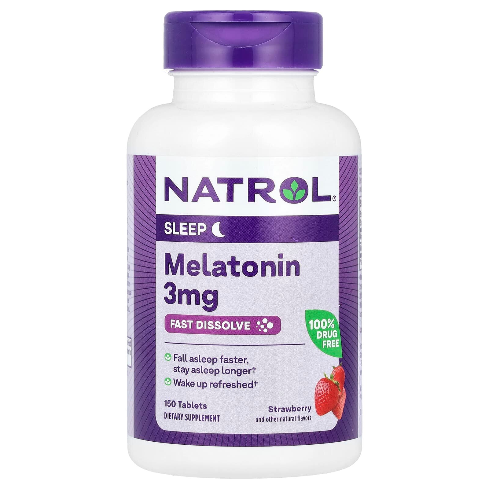 Антиоксидант Natrol Melatonin 3 мг 150 таблеток