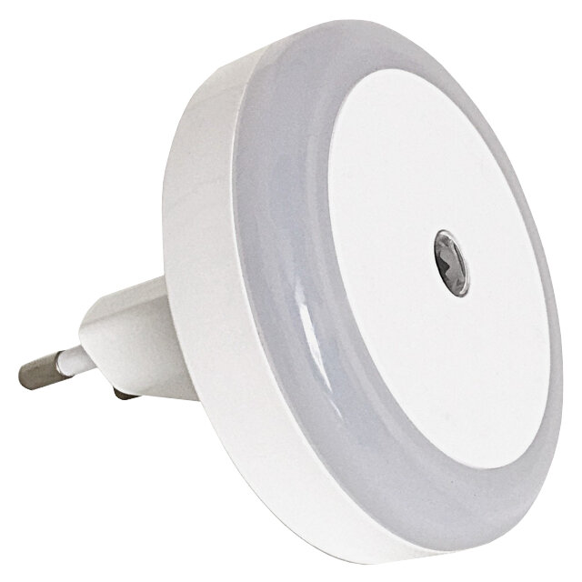 Leek LED ночник светодиодный 0,5Вт пластиковый белого цвета для спальни и детской комнаты