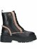 Ботинки Pinko Lace-up shearling trim boots, размер 36, black/black