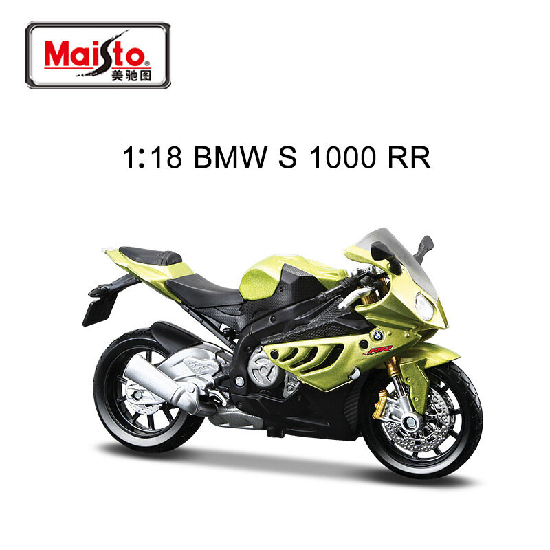 Maisto Рисунок 1: 18 модель мотоцикла Kawasaki Ducati BMW спортивный автомобиль моделирование украшения подарочные игрушки