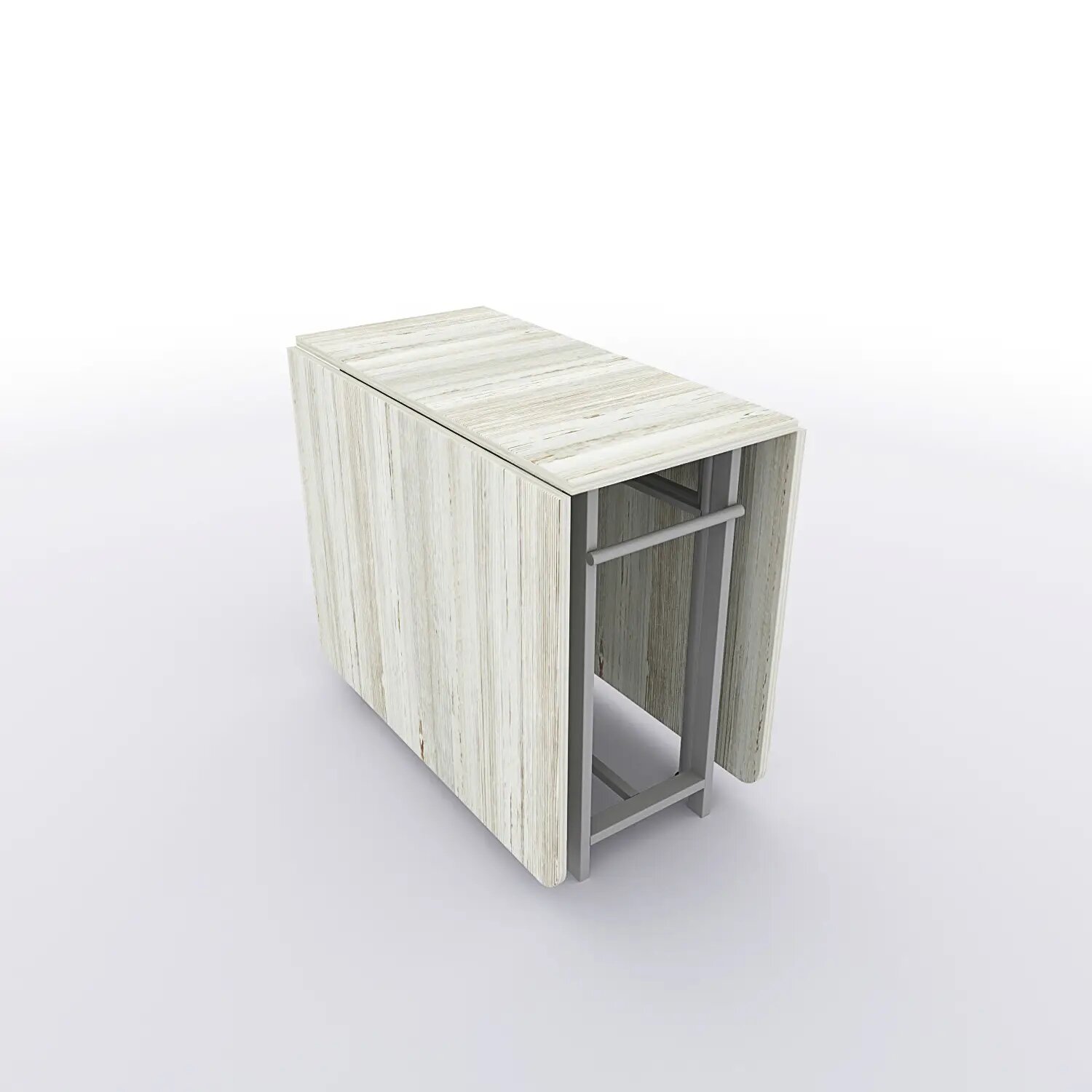 Стол книжка трансформер от производителя "Standart 2" - 1850х900х750 цвет Винтерберг подстолье Светлое