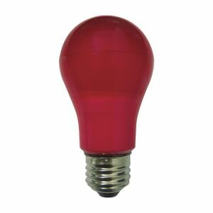 Лампа декоративная Ecola Classic LED color, 8 Вт, Е27, 220 В, красная, композит