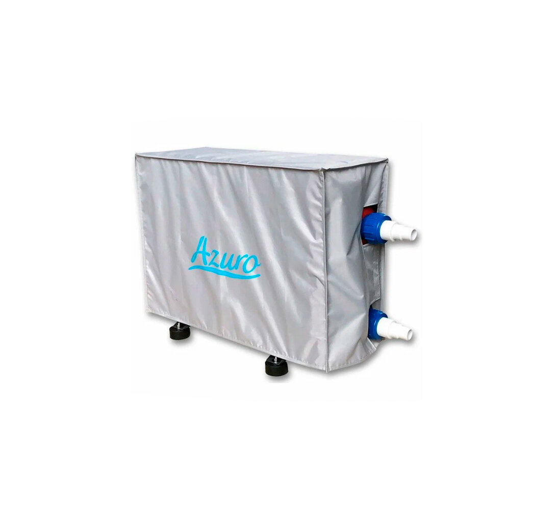 Чехол Azuro для хранения теплового насоса, серебристый, 85x31x51см