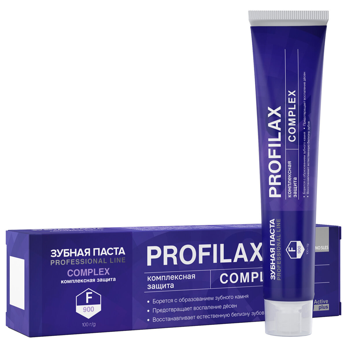 Зубная паста PROFILAX от зубного камня и воспалений Complex 100г
