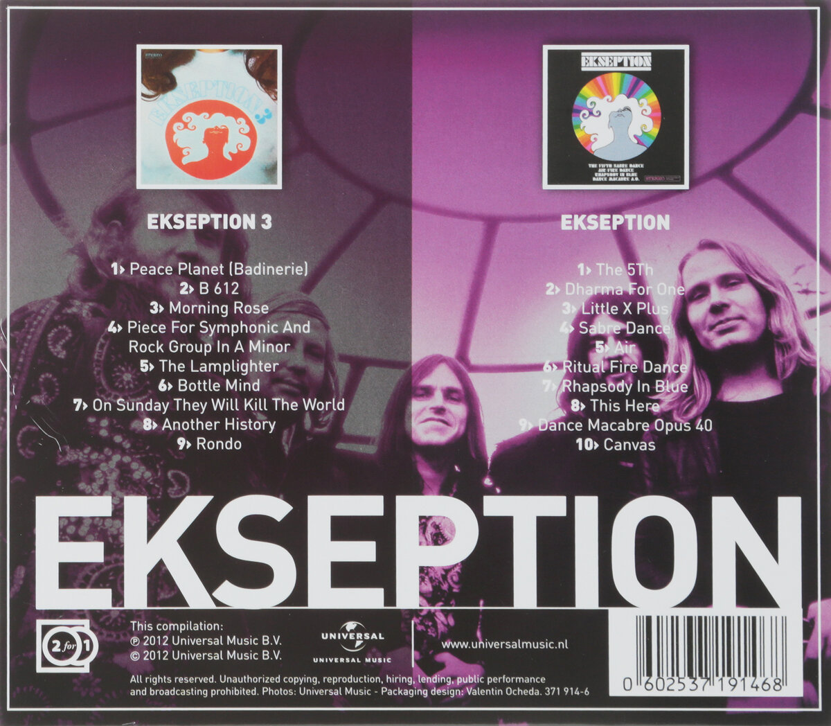 Диск Ekseption - Ekseption3 / Ekseption (2 CD) — фото 1