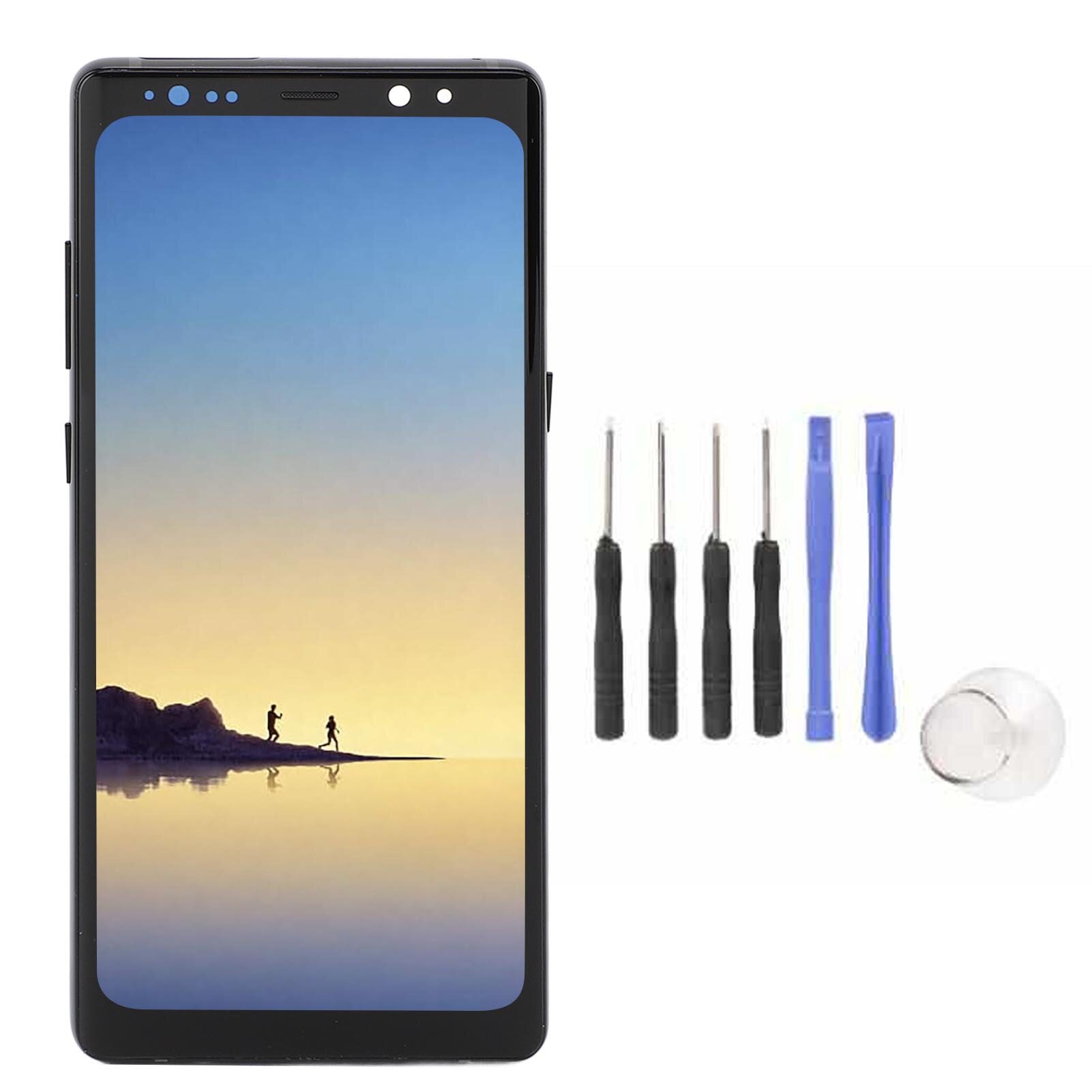 Сменный экран Galaxy Note 8 N9500 N950U N950F N950N N950W TFT LCD сенсорный дигитайзер в сборе с рамкой, черный