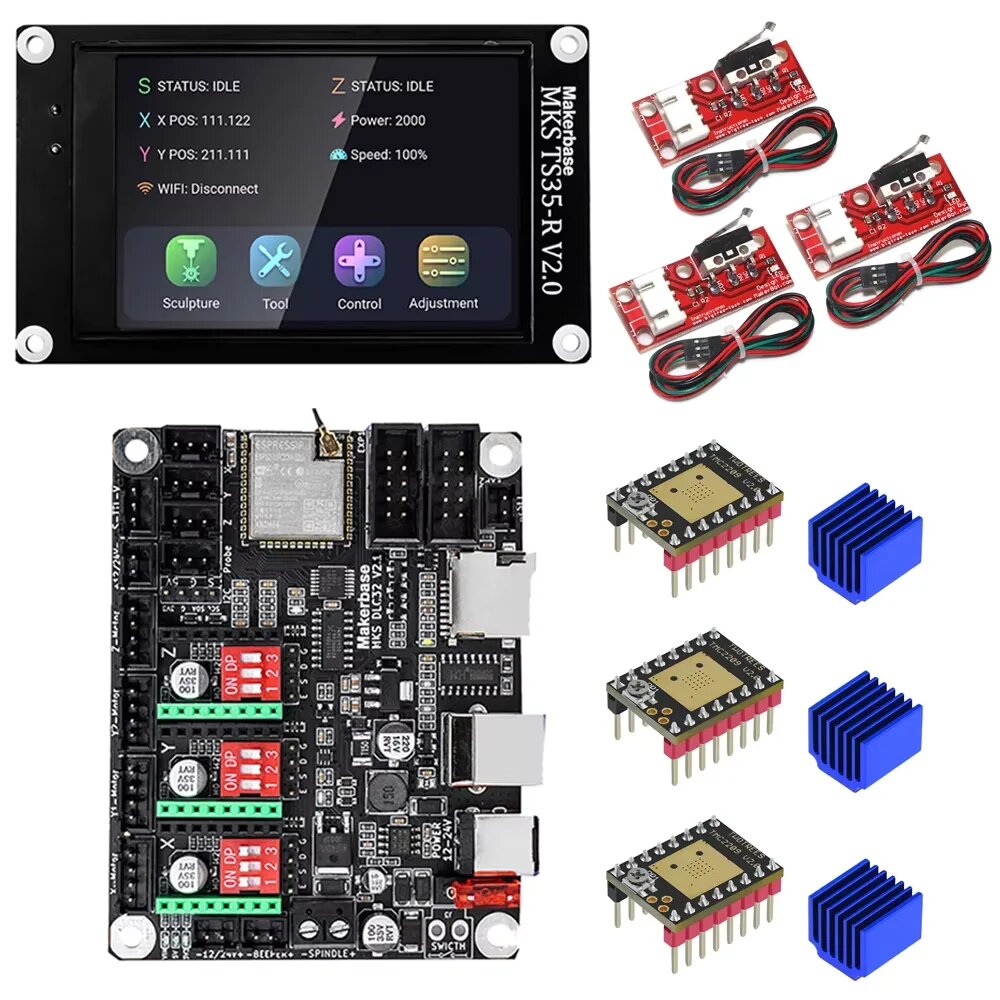 Makerbase MKS DLC32 V2.1 контроллер для гравера, Package 4 — фото 1