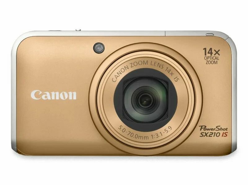 Canon PowerShot SX210 Gold Цифровой компактный фотоаппарат