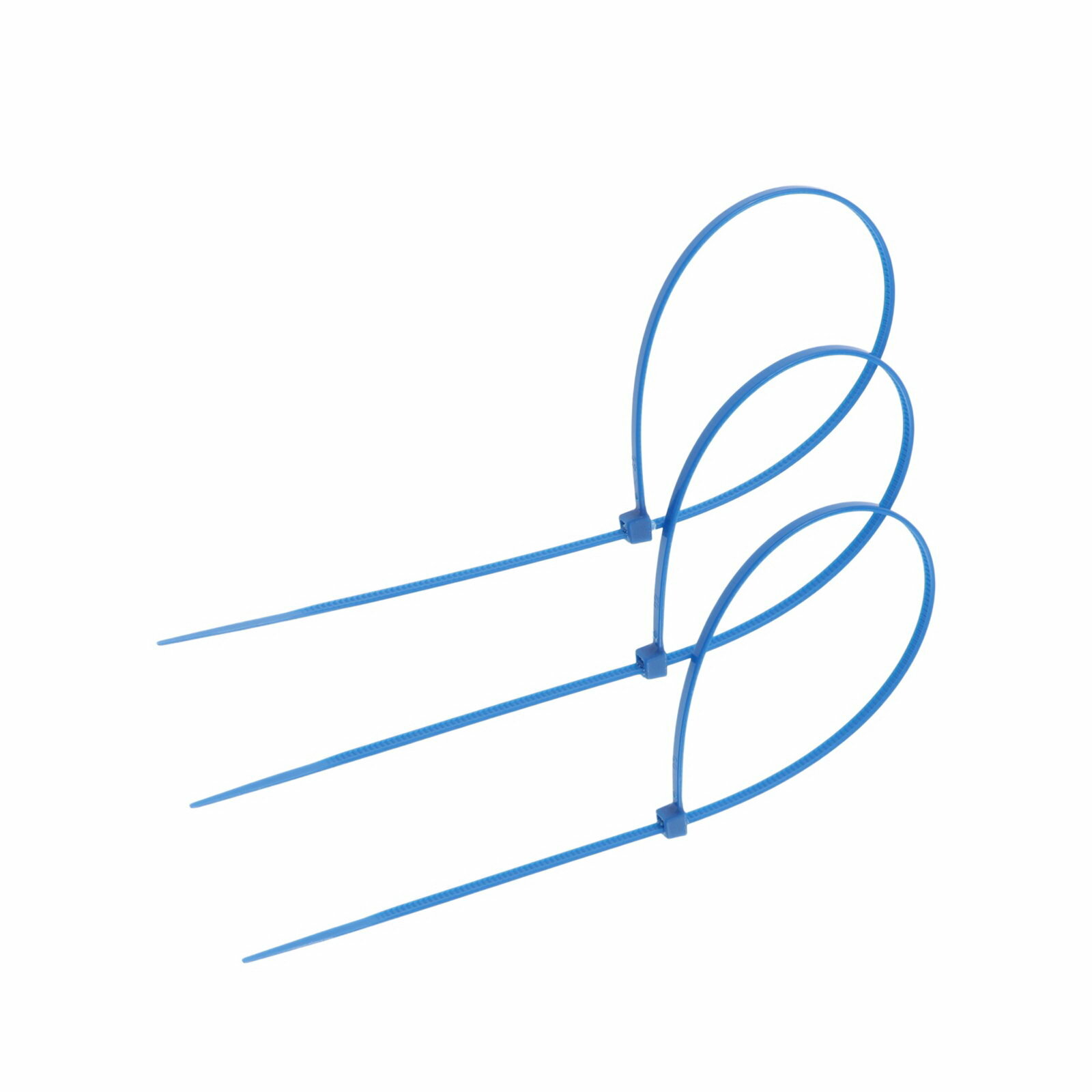 Хомут нейлоновый для стяжки, 3.6x250 мм, синий, 25 шт, цвет: синий