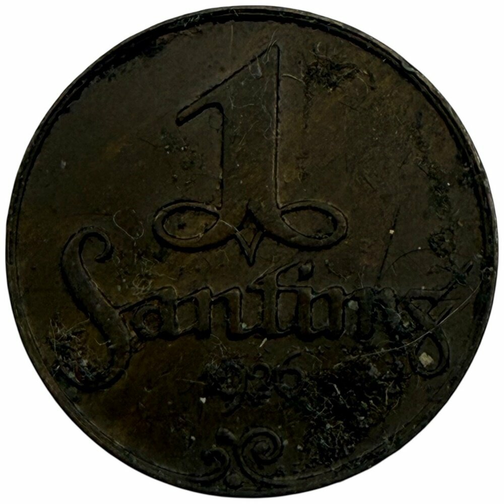 Латвия 1 сантим 1926 г.