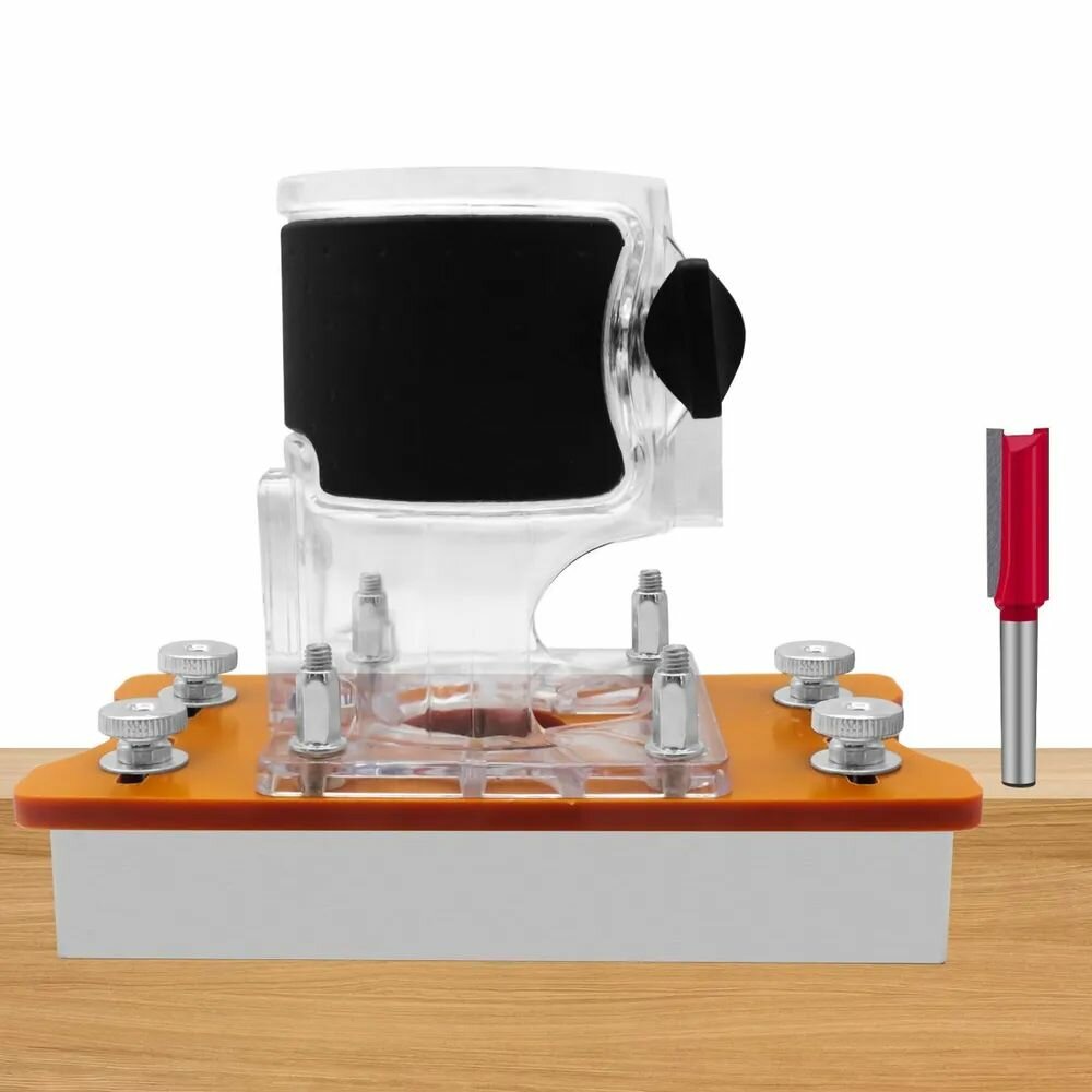 2 в 1 Кронштейн для прорези невидимого крепежа, основание триммера, деревообрабатывающая канавка для корпусной мебели, установка невидимых винтовых креплений, Адаптер для инструмента