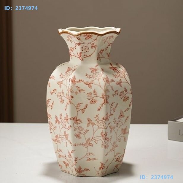 Голубая и белая фарфоровая ваза, и розовая в китайском стиле, украшение рабочего стола
