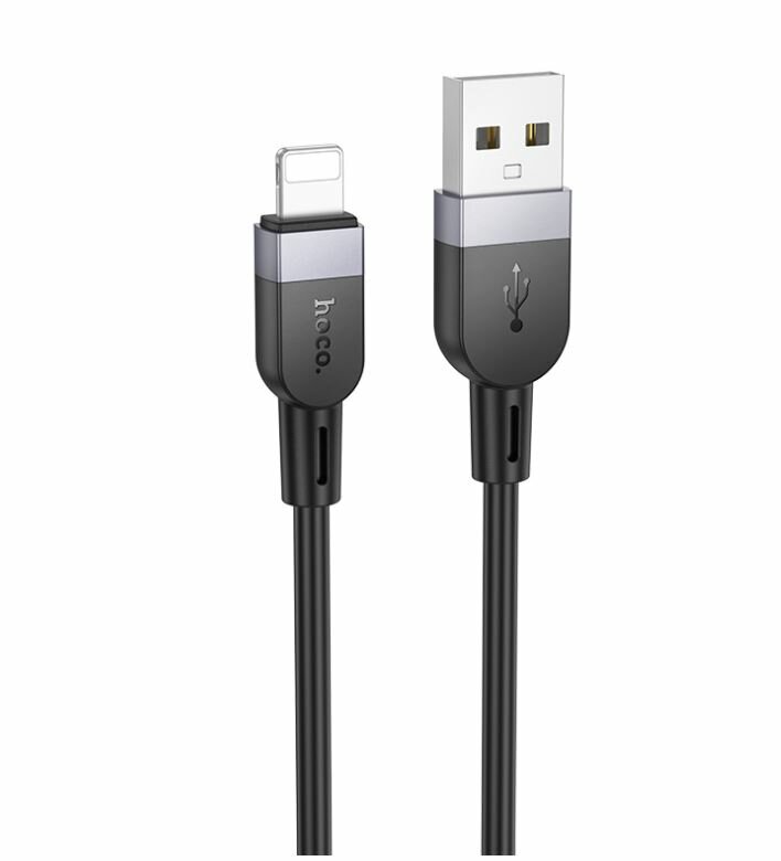 Дата-кабель HOCO X109, USB To Lightning, 2.4A, 2м, черный