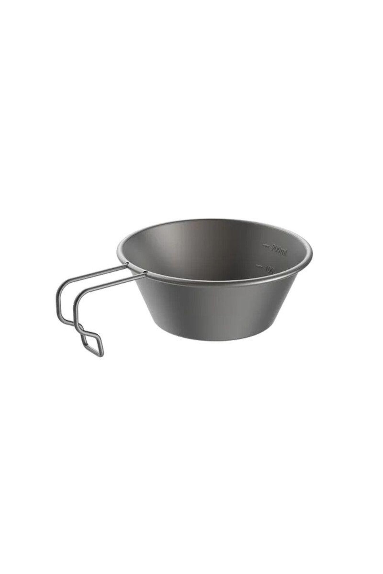 Decathlon Туристическая кружка Fire-Maple Ash Titanium Sierra, 300 мл, титановая, серая