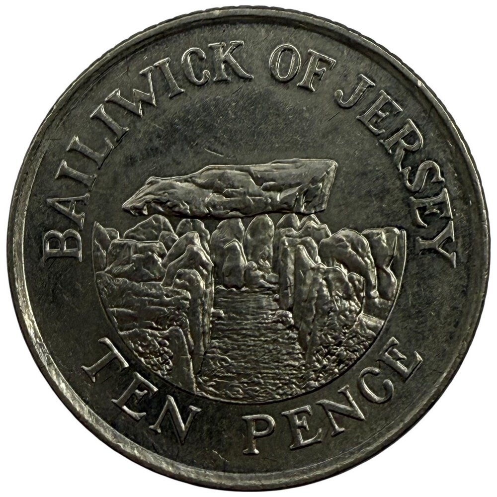 Джерси 10 пенсов 1992 г.