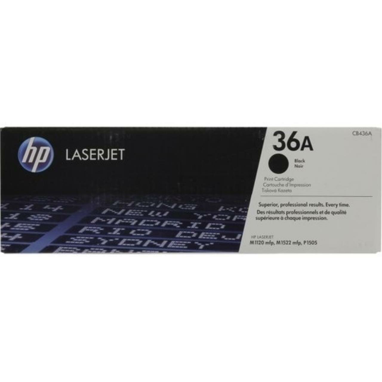 Картридж HP CB436A (№36A) BLACK для HP LJ P1505/M1522/M1120