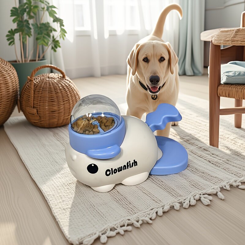 Интерактивный дозатор корма для собак (малая/средняя порода): рыбья форма, из прочного пластика Petsafe, ручной, для наград за ласки, игровой аксессуар, укрепляет мышцы, поддерживает здоровое питание