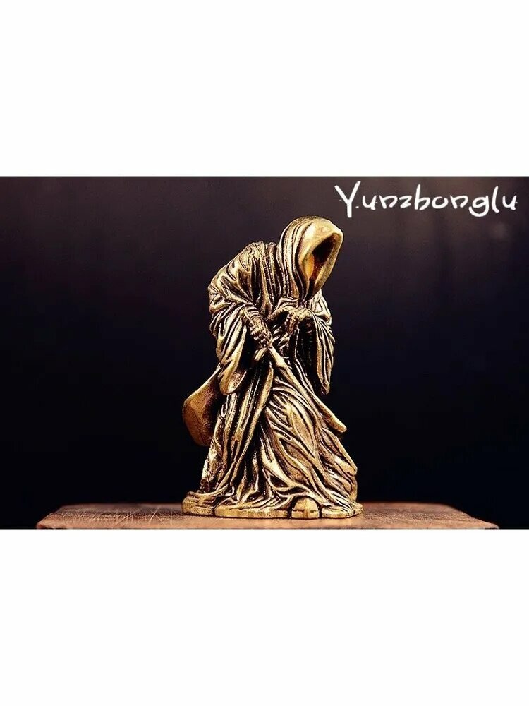 Скульптура Попай Моряк медная [настольная] [винтажная] с детализированной мускулатурой для коллекционирования и декора