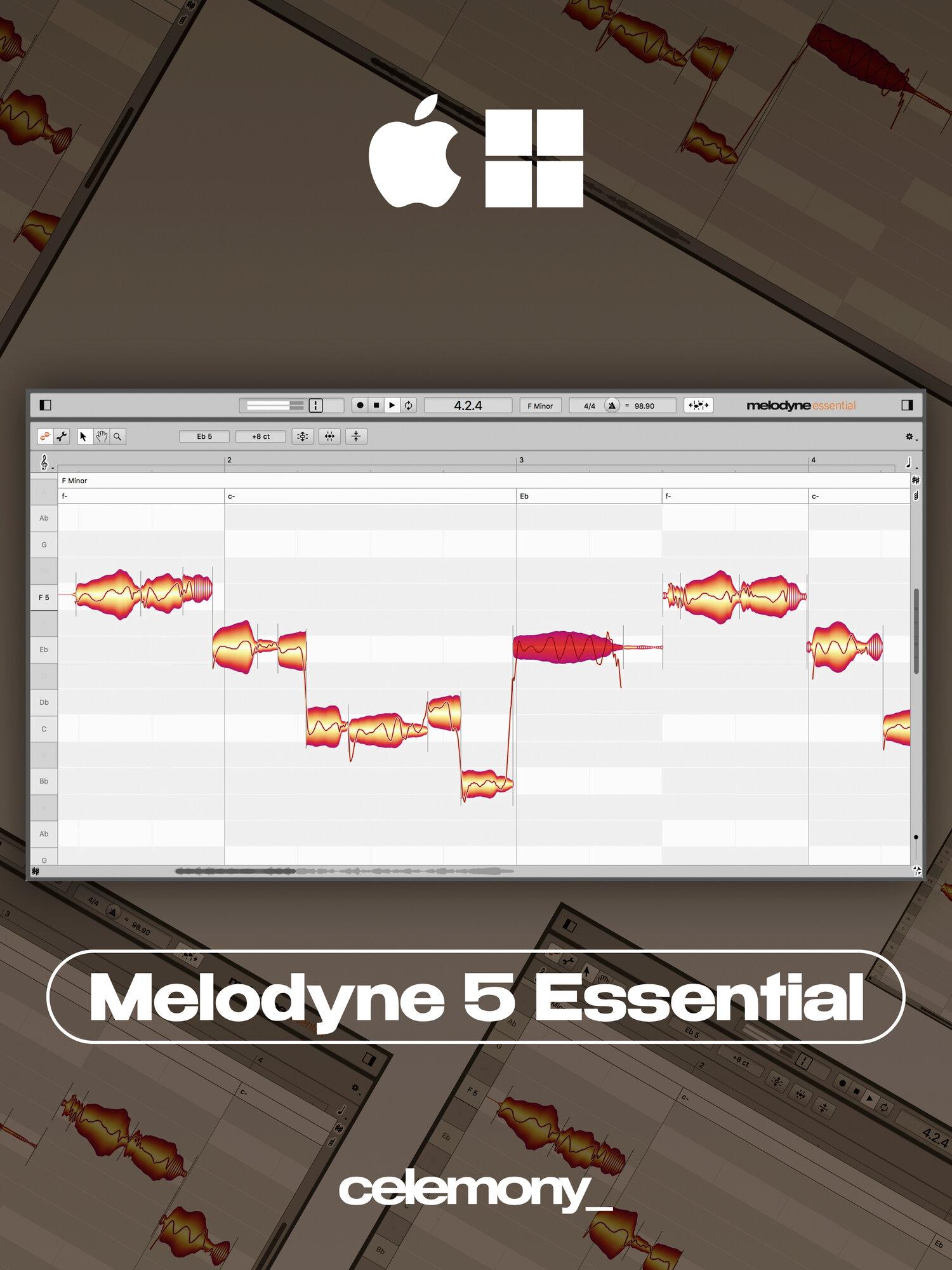 Melodyne 5 Essential (лицензионный ключ) для ПК, macOS & Windows